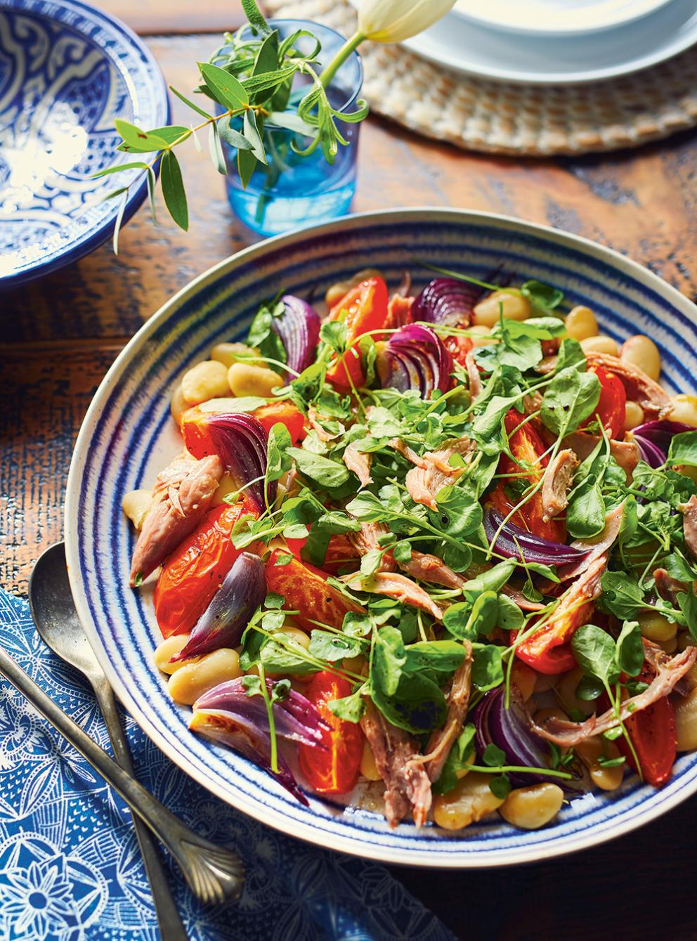 Duck Confit Salad with Lima Beans | RICARDO