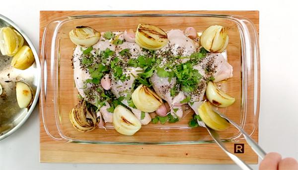 Poulet rôti et pommes de terre croustillantes | RICARDO