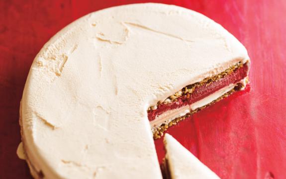 Gâteau croquant aux amandes, au chocolat et au café | RICARDO